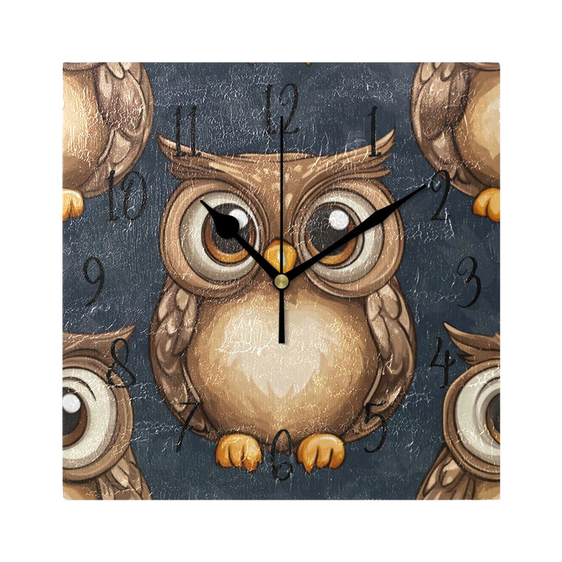 Square Clock Gold Clock 7.78 *7.78 Inch Decorative Clock Creative Clock ...