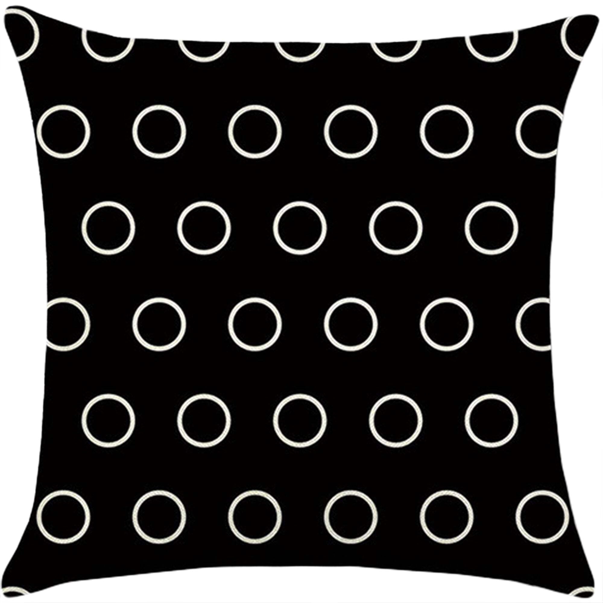 Square Cloth Pillow Covers with Geometric Images set of 2 - Walmart.com