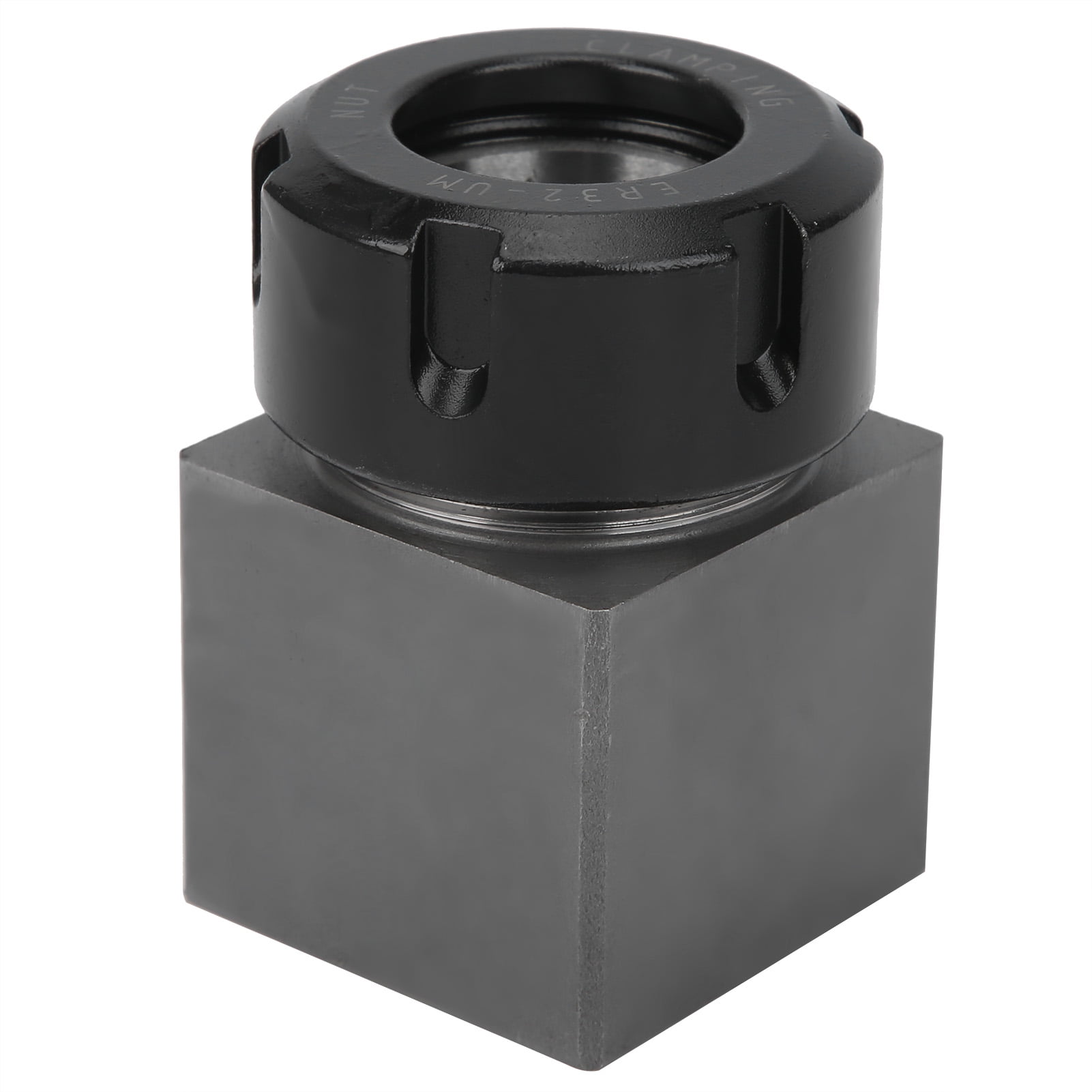 Square Collet Chuck Block Holder Hard Steel CNC Lathe Engraving Machine ...