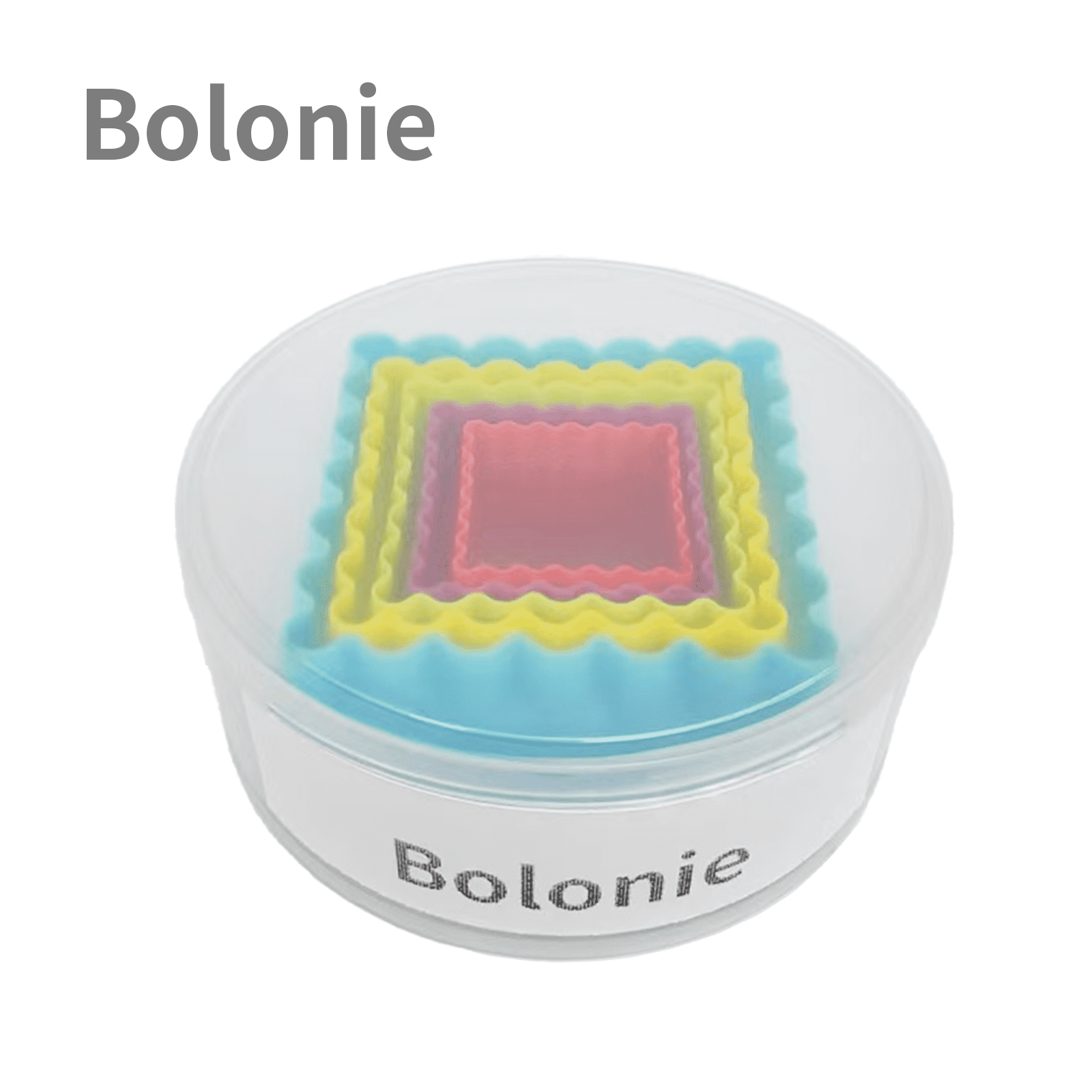 Bolonie Square Cookie Cutter Set - 5 PCS Create Perfect Cookies with ...