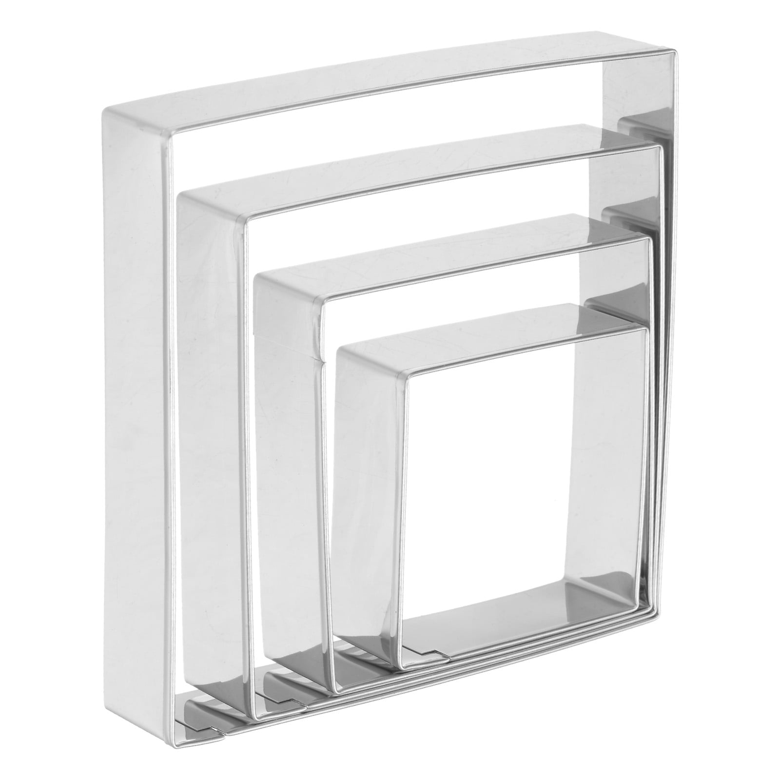 Square Cookie Cutter Set Assorted Sizes Stainless Steel Geometric ...