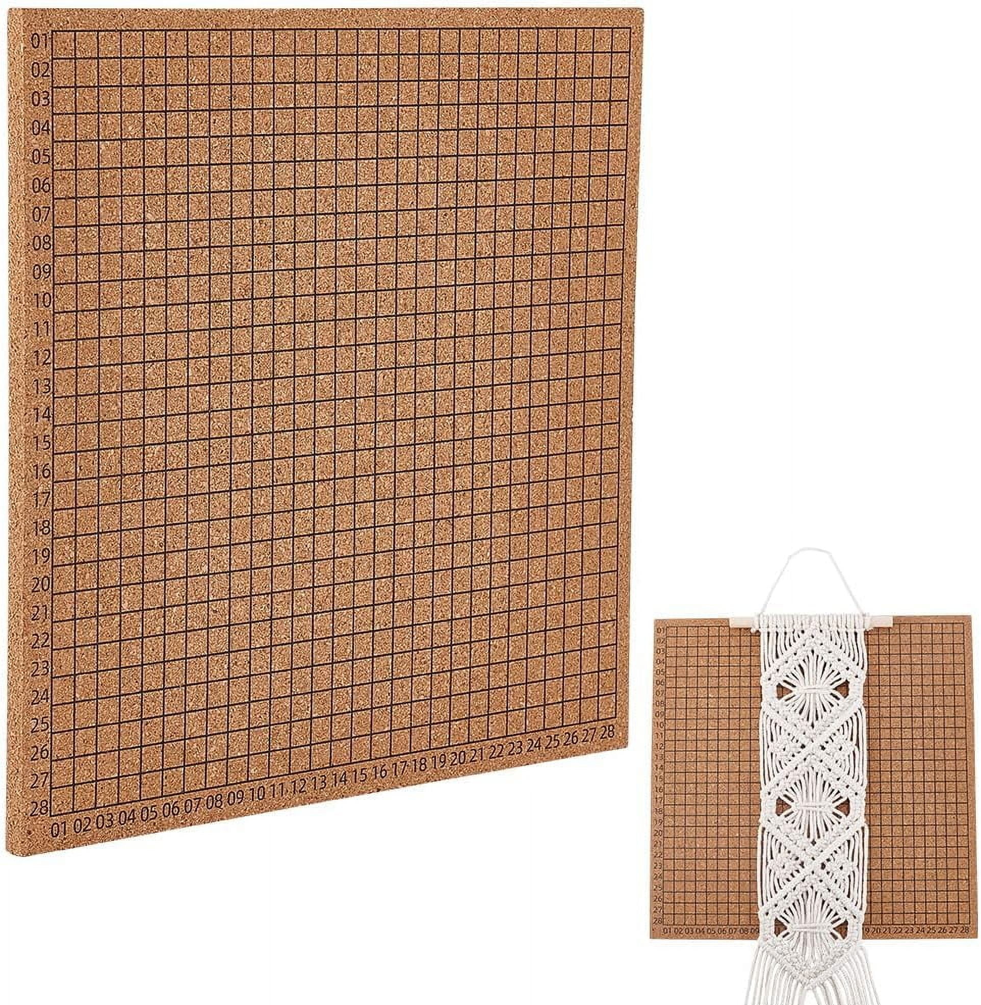 Square Cork Blocking Mats for Knitting Blocking Boards with Grids for ...