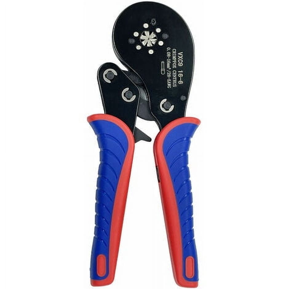 Square Crimp Surfaces Crimping Tool, Six Serrated Crimp Surfaces ...
