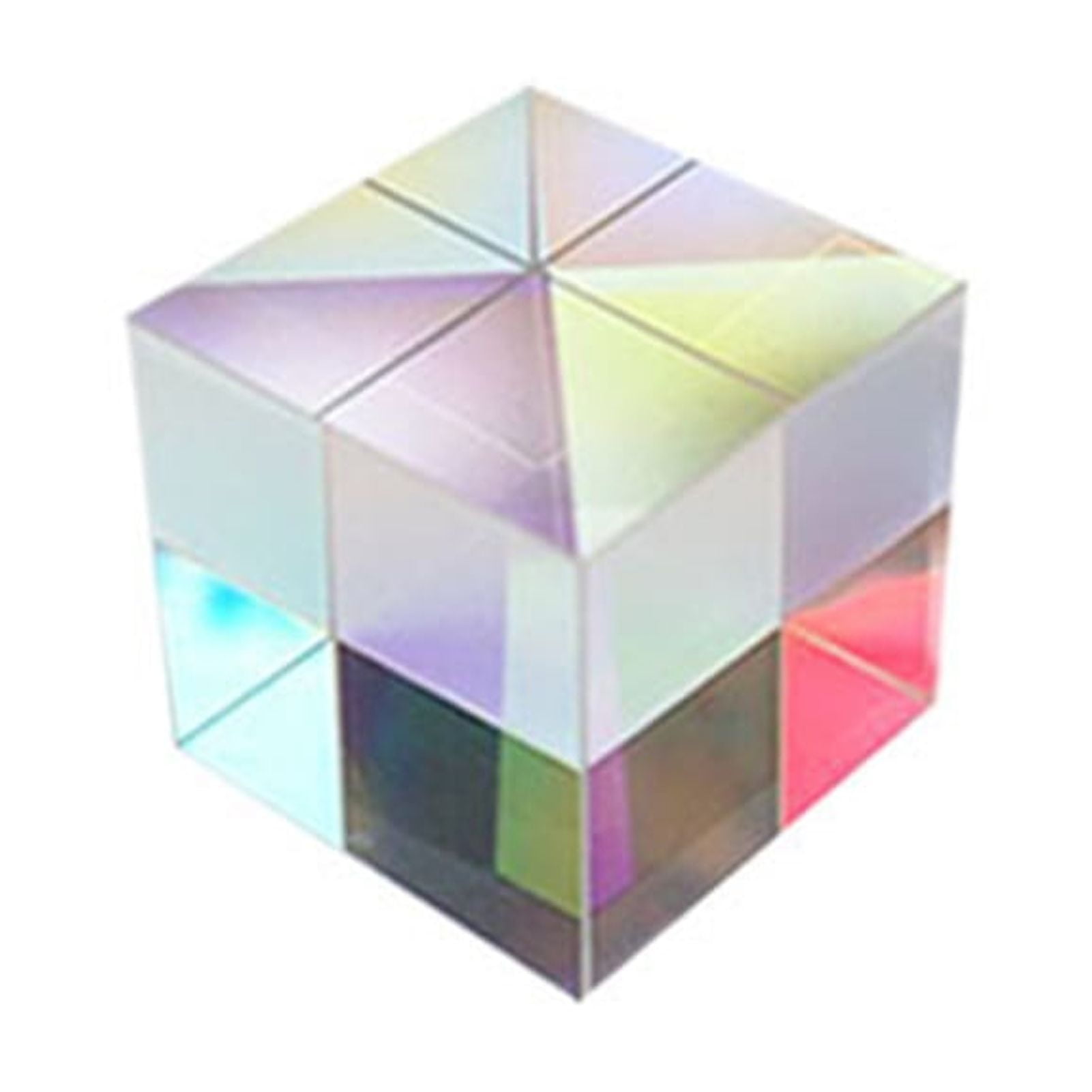 Square Cube Prism,Color Cube K9 Glass Prism,15mm Refractor Crystal ...