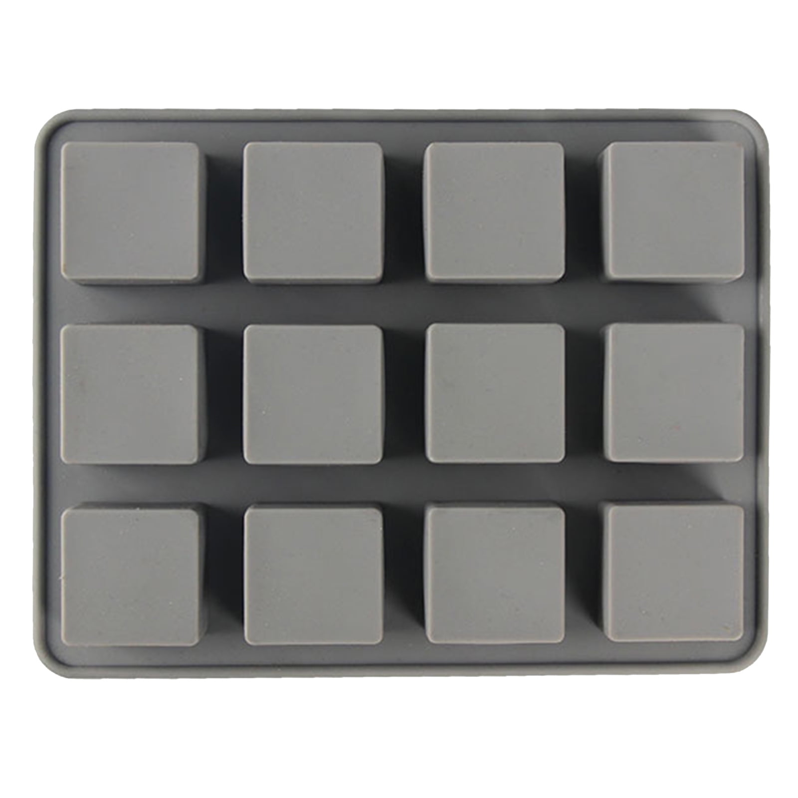 Square Cube Shape Molds 3D Handmade Soap Bar Craft Kitchen BakinGg Fond ...