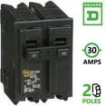 Square D, Circuit Breaker, HOM230, 2 Pole 30A Plug-In 120/240VAC ...
