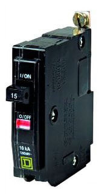 Square D Circuit Breaker,10A,Bolt On,120/240V,1P QOB110 - Walmart.com