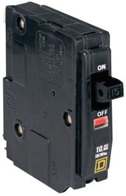 Square D Circuit Breaker,15A,Plug In,120/240V,1P QO115 - Walmart.com