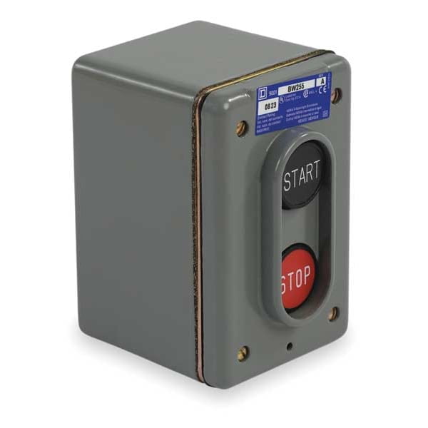 Square D Push Buttn Cntrol Station,2NO,Start/Stop 9001BW255 - Walmart.com