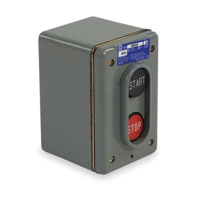 Square D Push Buttn Cntrol Station,2NO,Start/Stop 9001BW255 - Walmart.com