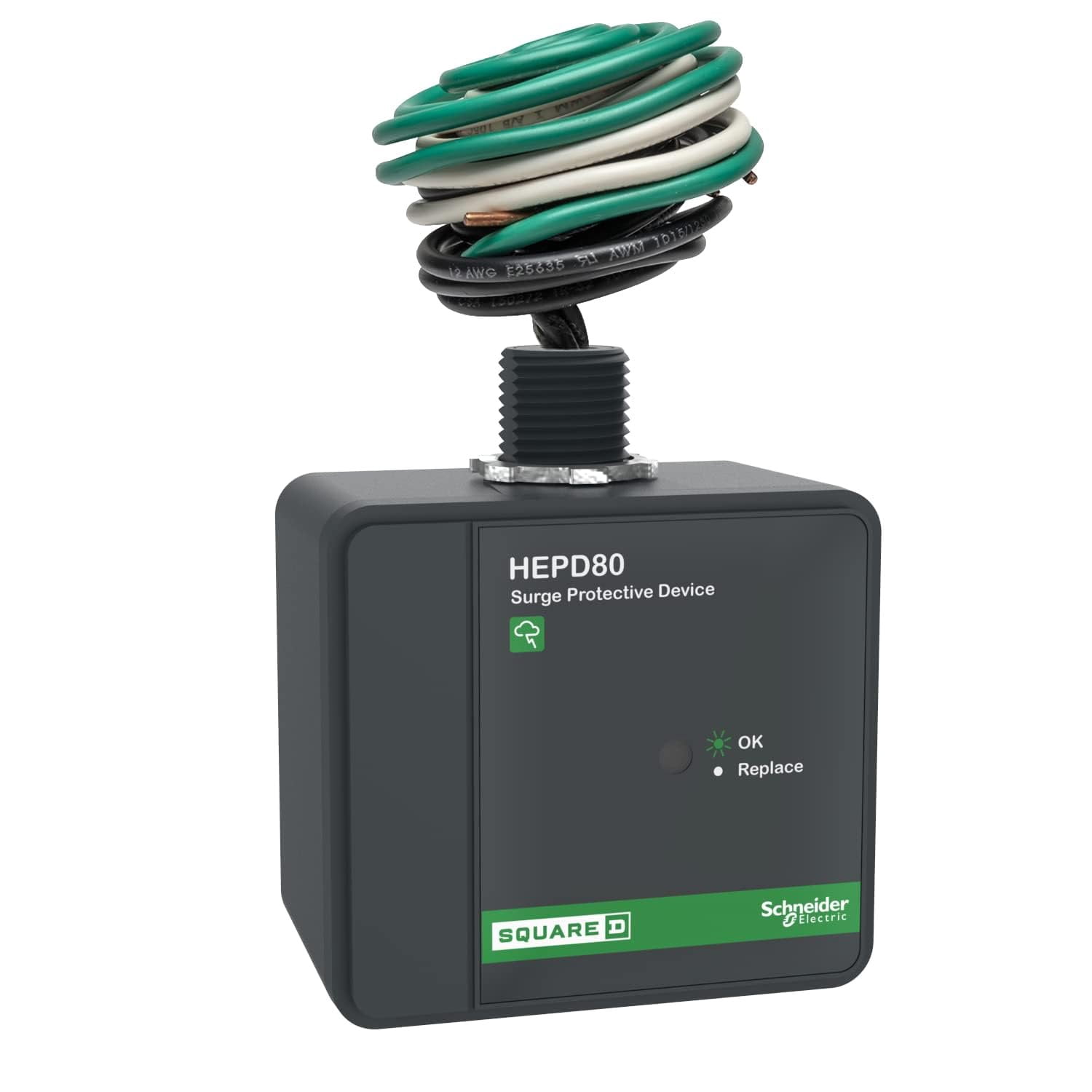 Square D HEPD80 Universal Whole House Surge Protection Device, 1-Phase ...