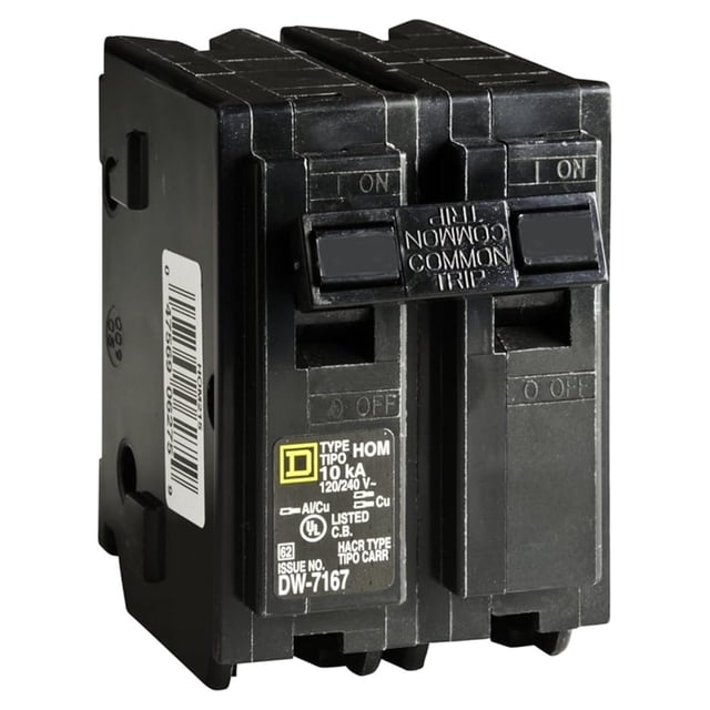 Square D HOM230 Circuit Breaker 30 Amp 120/240V - 2 Pole Homeline ...