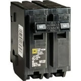 Schneider Electric Square D Homeline 50 Amp Double Pole Circuit Breaker ...