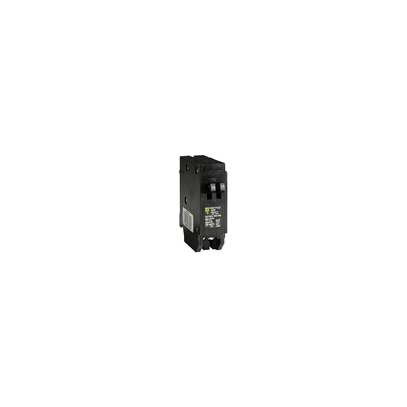 Square D HOMT1515CP Homeline 15-Amp Single-Pole Tandem Circuit Breaker ...