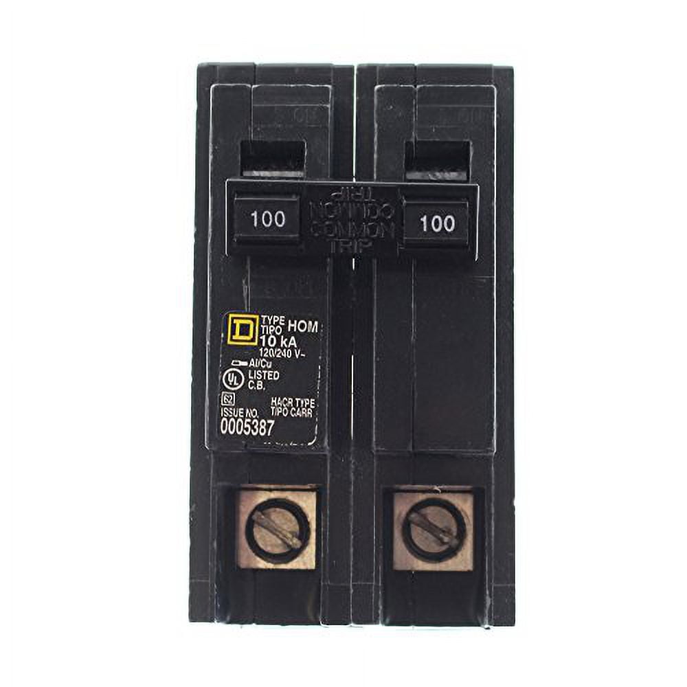 Square D Hom2100 2P-120/240V-100A Cb - Walmart.com