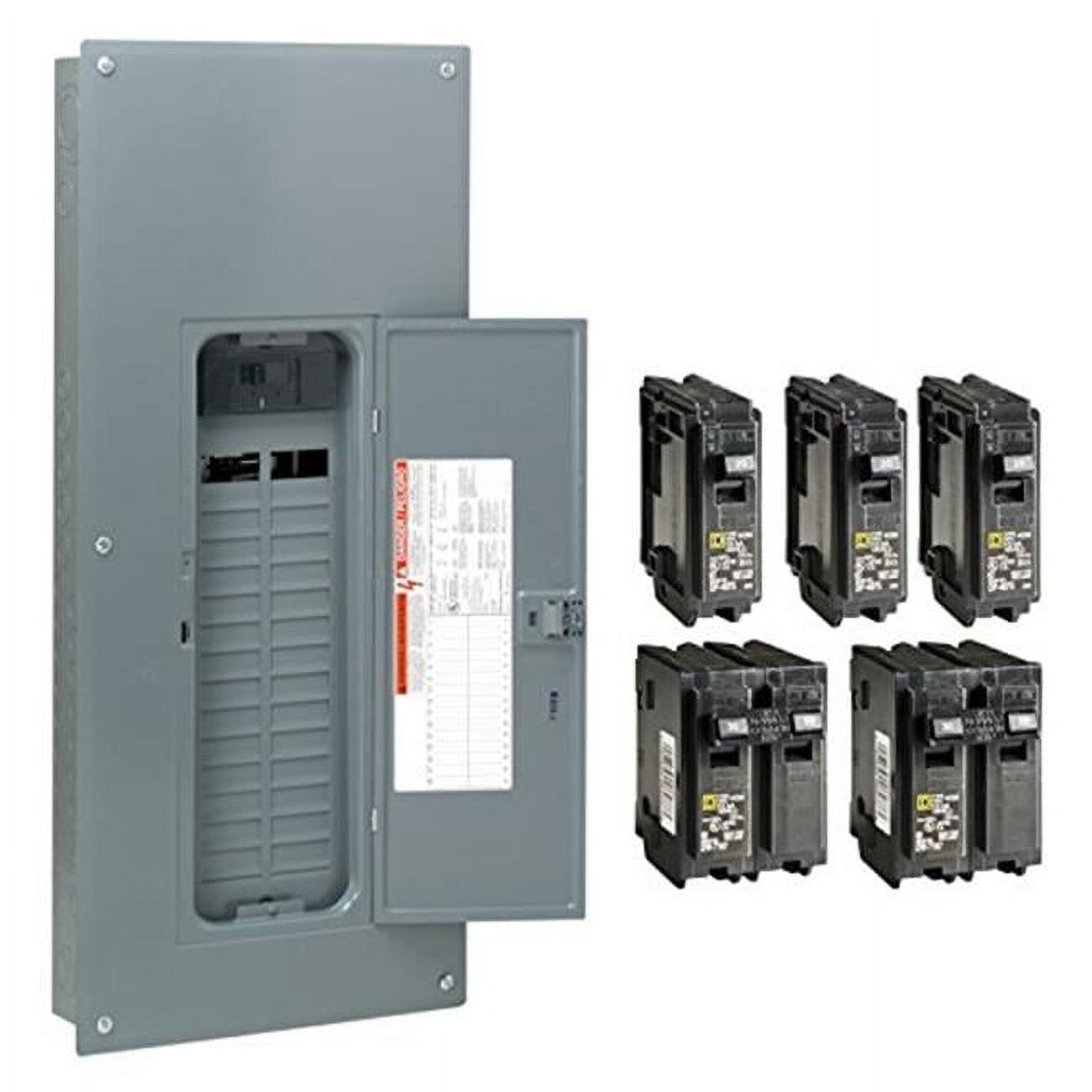 Square D Homeline 150 Amp 30-Space 60-Circuit Main Plug-On Neutral ...
