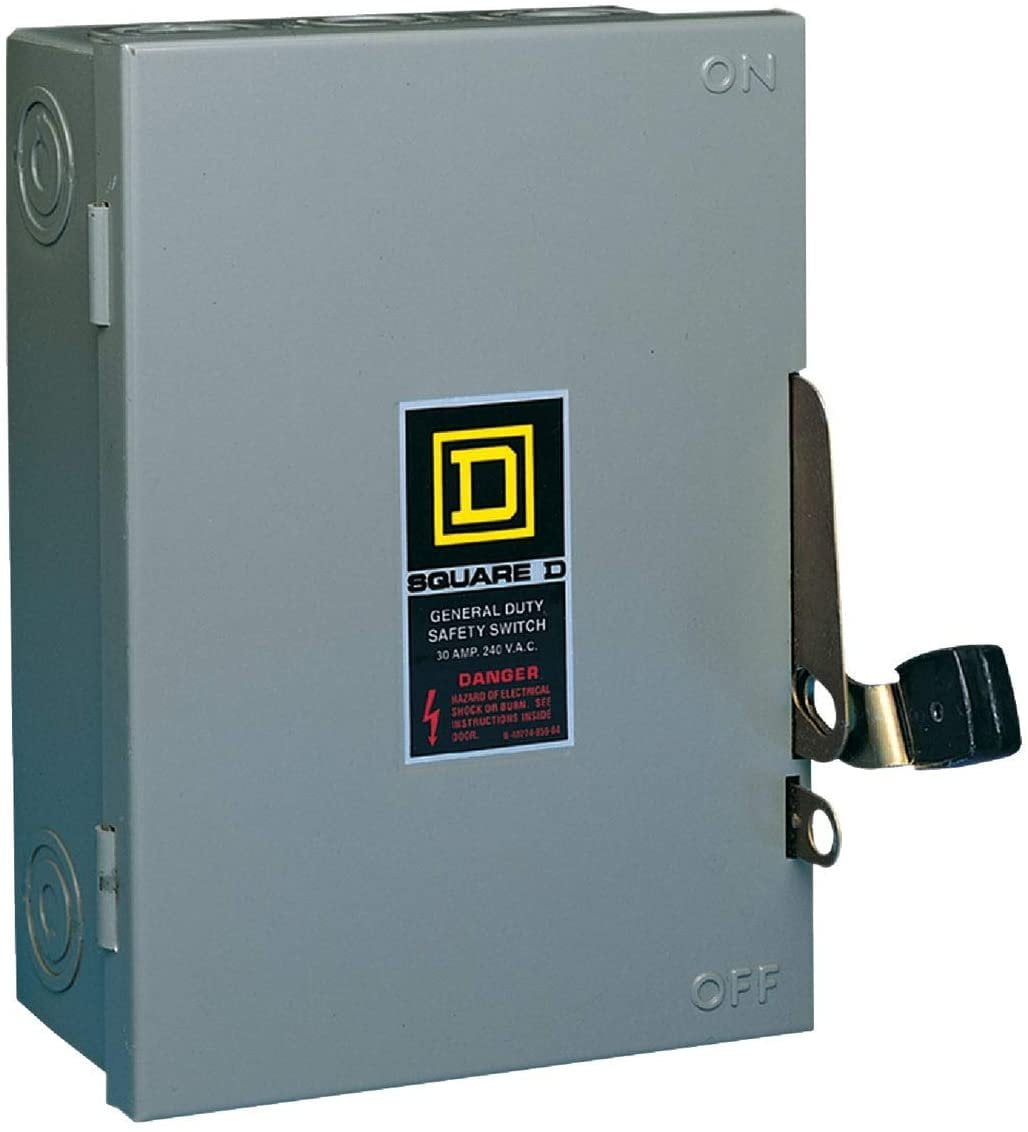 Square D Indoor Fusible Safety Switch 30 Amp Boxed - Walmart.com