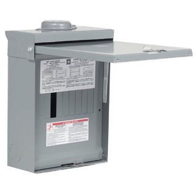 Square D Load Center,100A,Lug,1 Phase,6 Spaces QO612L100RB - Walmart.com