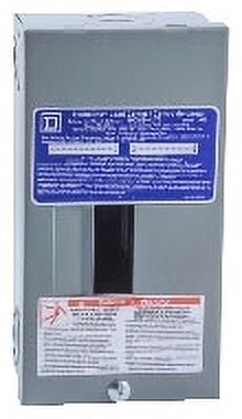 Square D Load Center, 2 Spaces, 70A Amps, 120/240V AC HOM24L70S ...