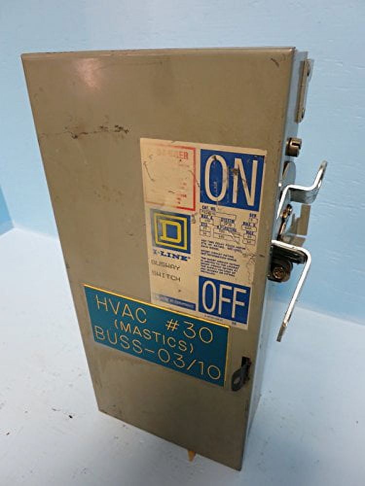 Square D PQ3610G 100 Amp 600v Fusible Fused Bus Plug Vert PQ - Walmart.com