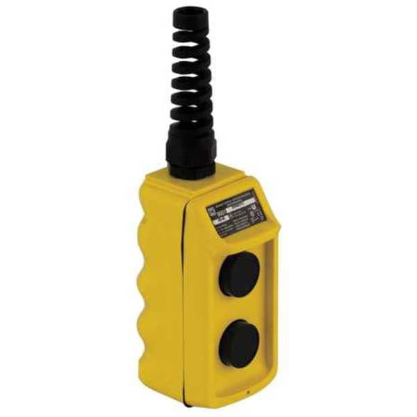 Square D Pendant Push Button Station,2NO,Yellow 9001BW90YU - Walmart.com