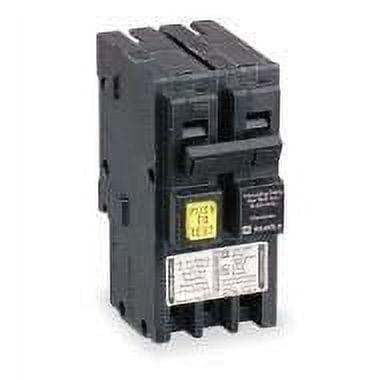 Square D Plug In Circuit Breaker, HOM, Number of Poles 2, 20 Amps, 120/240VAC - HOM220GFI ...