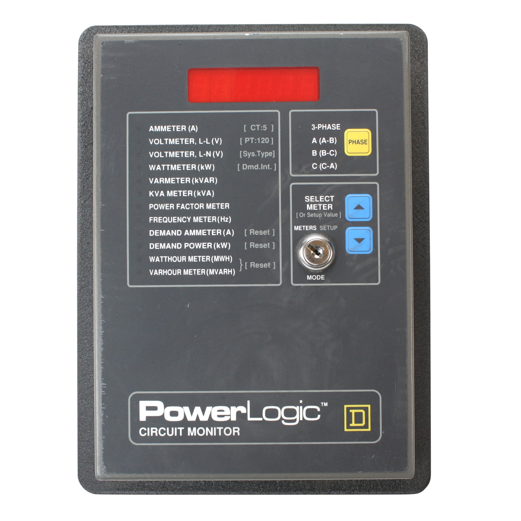 Square D Power Logic CM-150 Circuit Monitor For Use With Power Control ...