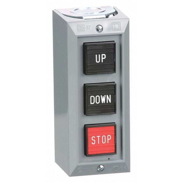 Square D Push Button Control Station,Up/Down/Stop 9001BG305 - Walmart.com