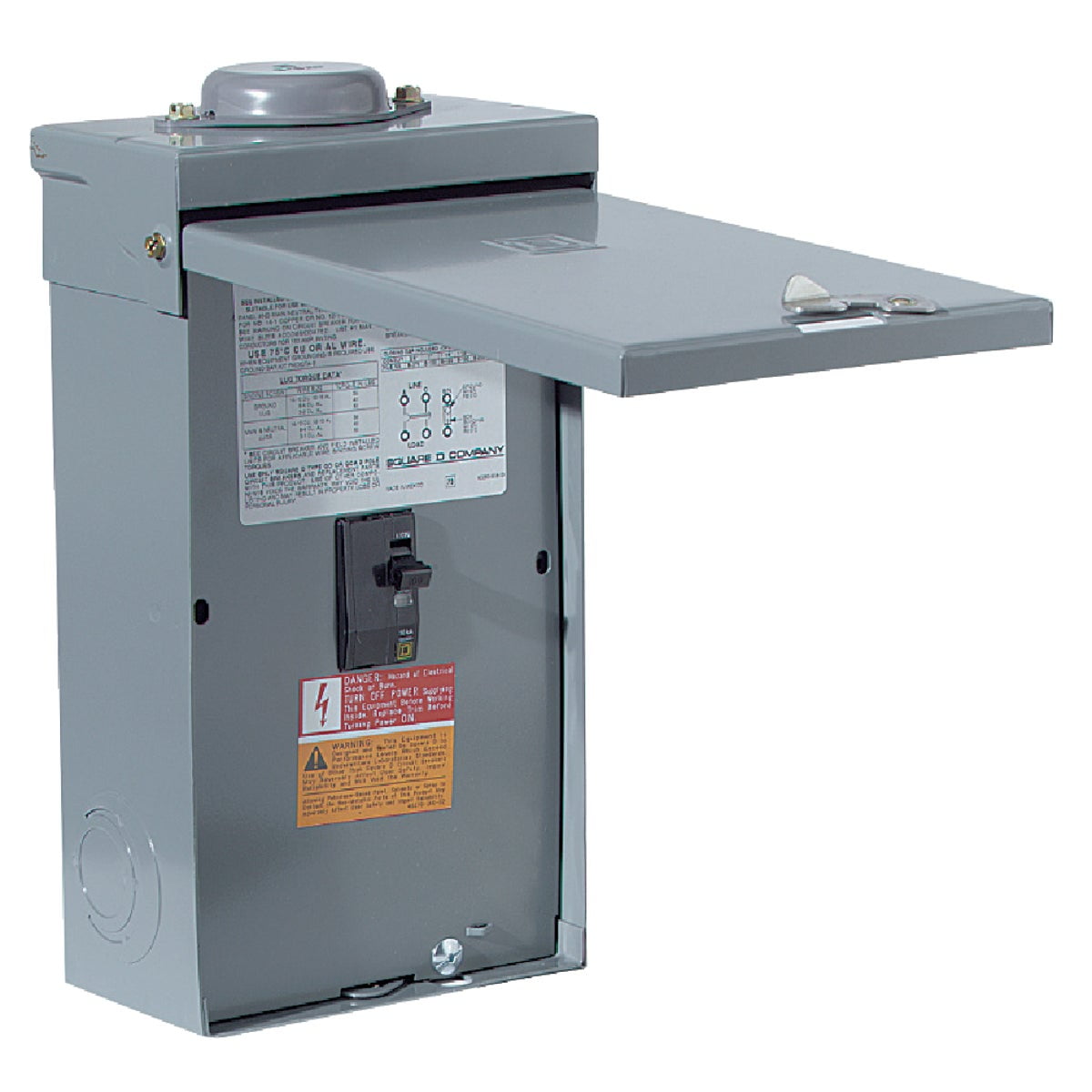 Schneider Electric QO Plug-In 2-Pole Circuit Breaker - 100 Amps ...