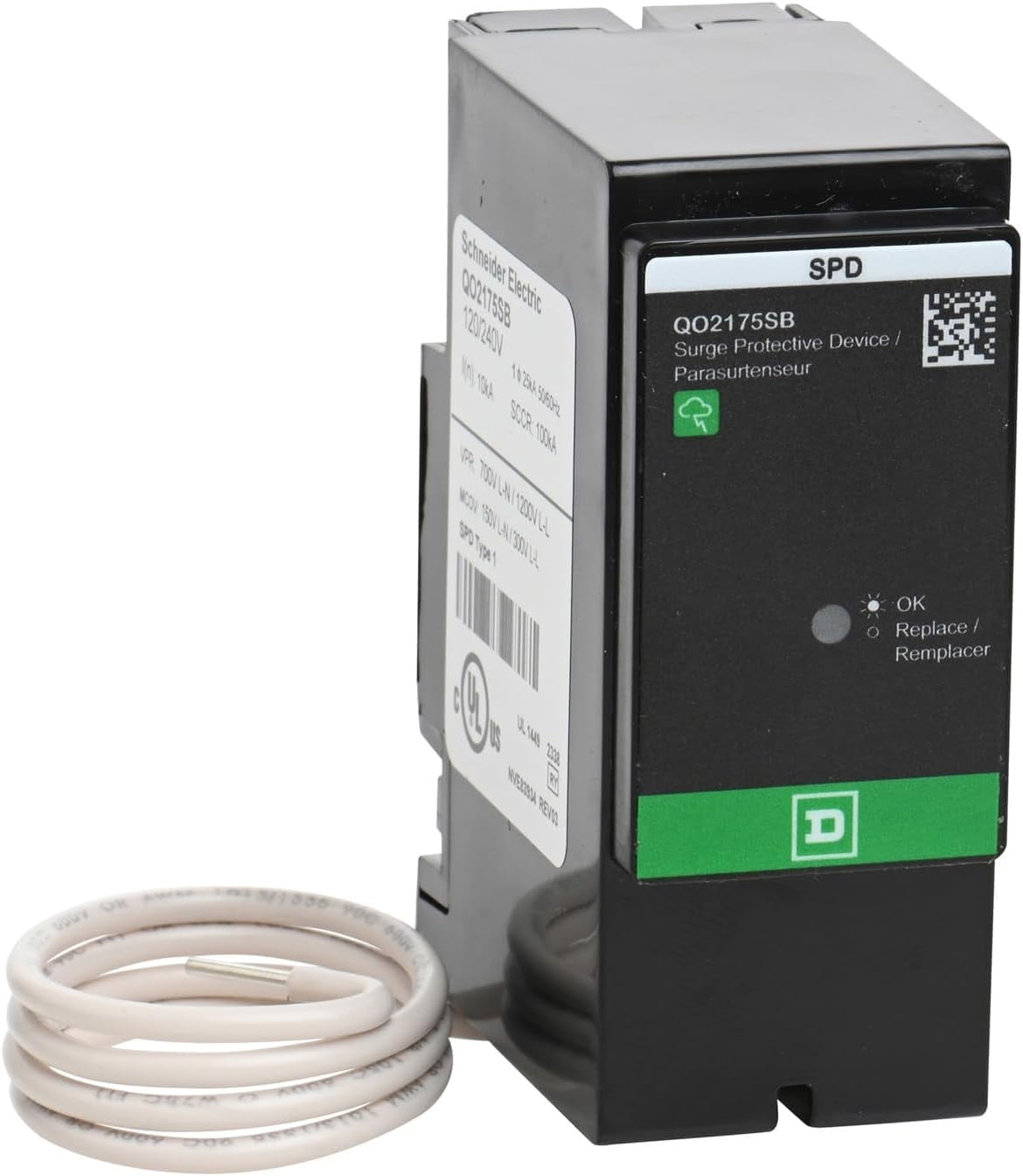 Square D - QO2175SB QO SurgeBreaker, Surge Protection Device, 22.5kA ...