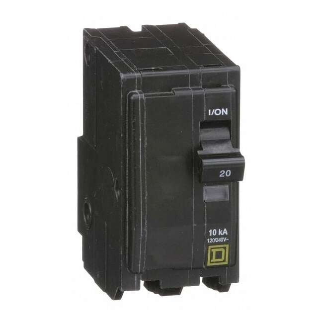 Square D QO220 QO 20 Amp TwoPole Circuit Breaker - Walmart.com