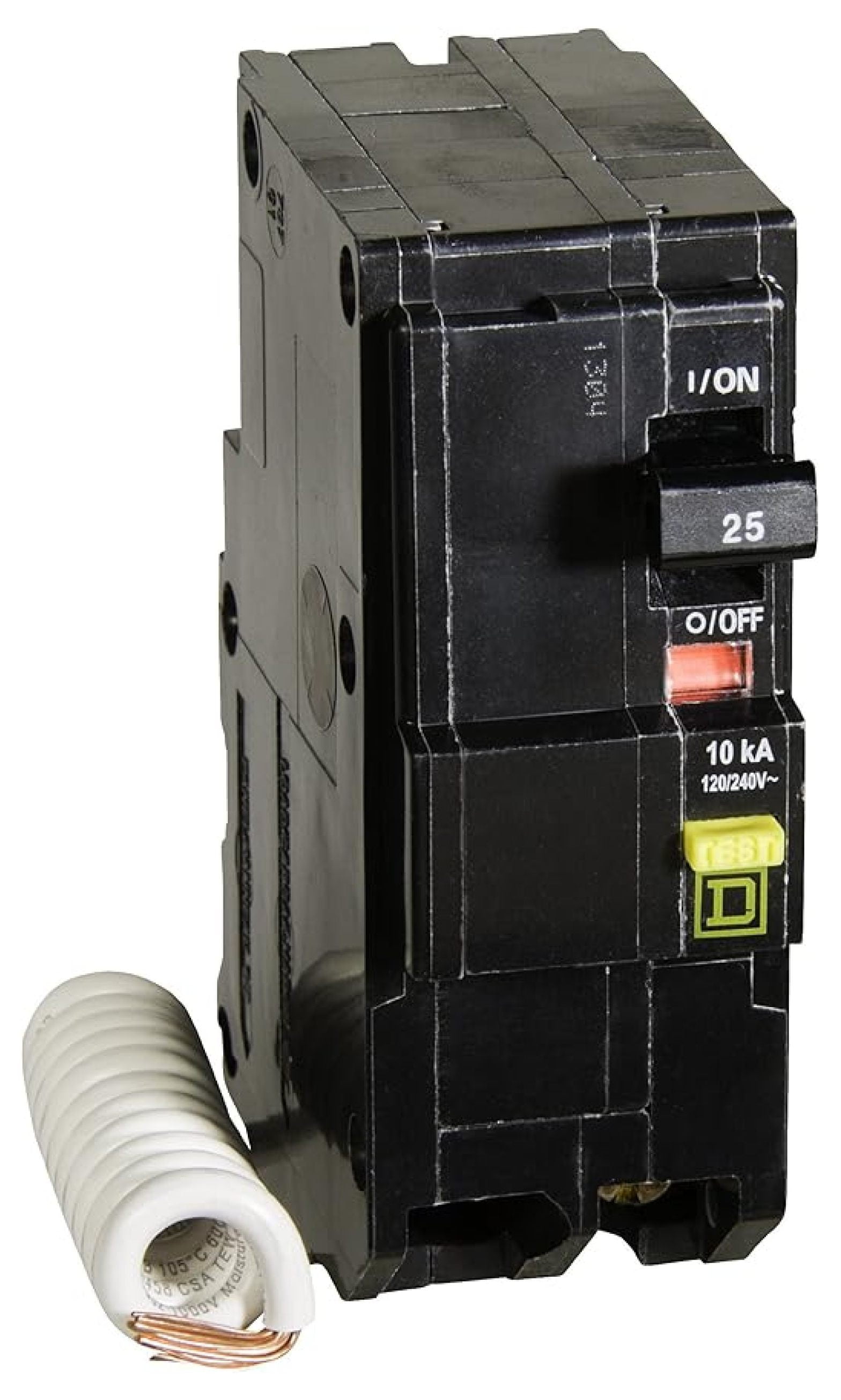 Square D QO225GFI 25 Amp GFCI Breaker - 2 Pole Circuit Breaker for ...