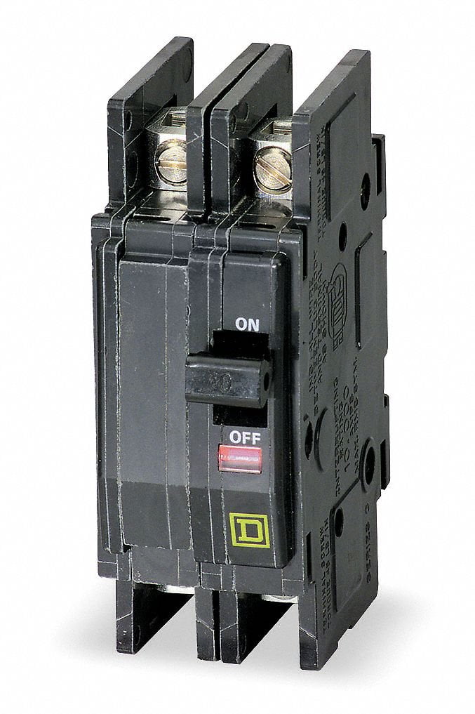 Square D QOU235 QOU Miniature Circuit Breaker, 35A, 2P, 120/240V, 10kA ...