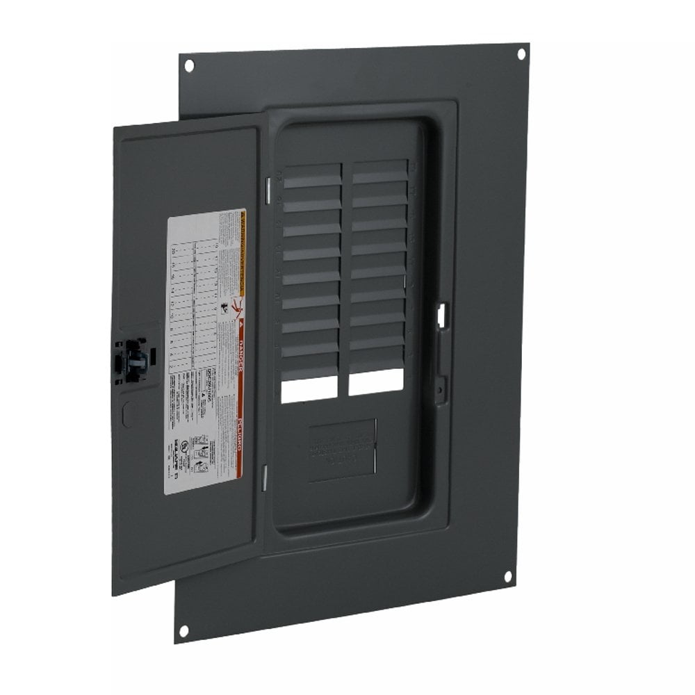 Square D SQDQOC20U100S SQ D QOC20U100S Load Center CVR W/Door, Black ...