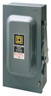 Square D Safety Switch,240VAC,3PST,30 Amps AC D321N - Walmart.com