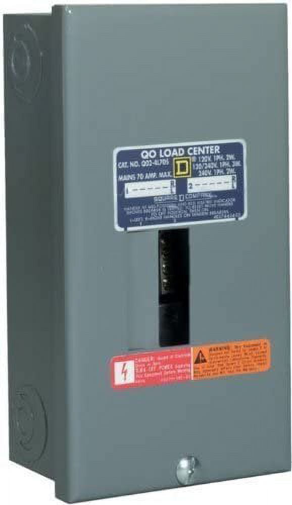 Square D by Schneider Electric QO24L70SCP QO 70-Amp 2-Space 4-Circuit ...