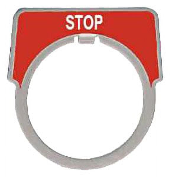 Schneider Electric LegendPlate,Start,Silver/Blk,Half-Round 9001KN201 ...