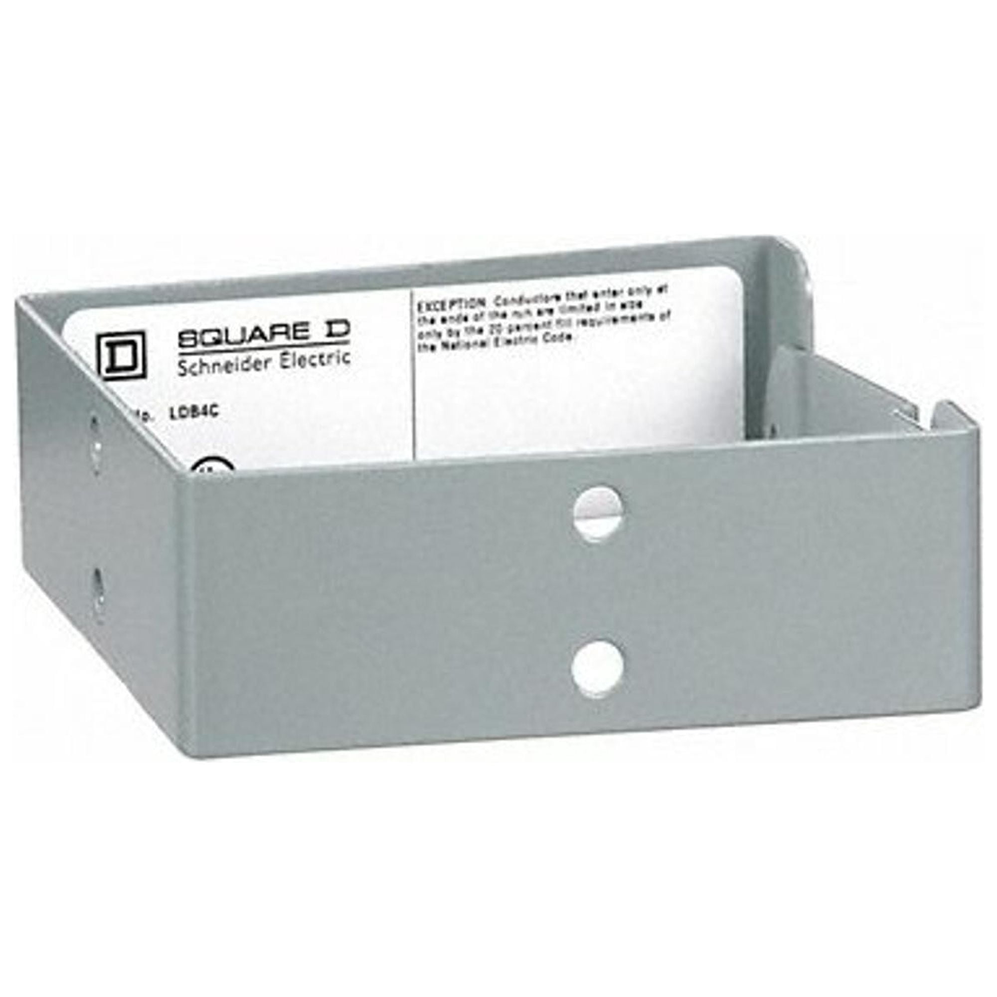 Square D Wireway Fitting,Connector,4x4 in.,Indoor LDB4C - Walmart.com