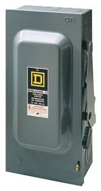 Square D D324N 200A 240V 3-Pole 3-Phase Fused Indoor General Duty ...