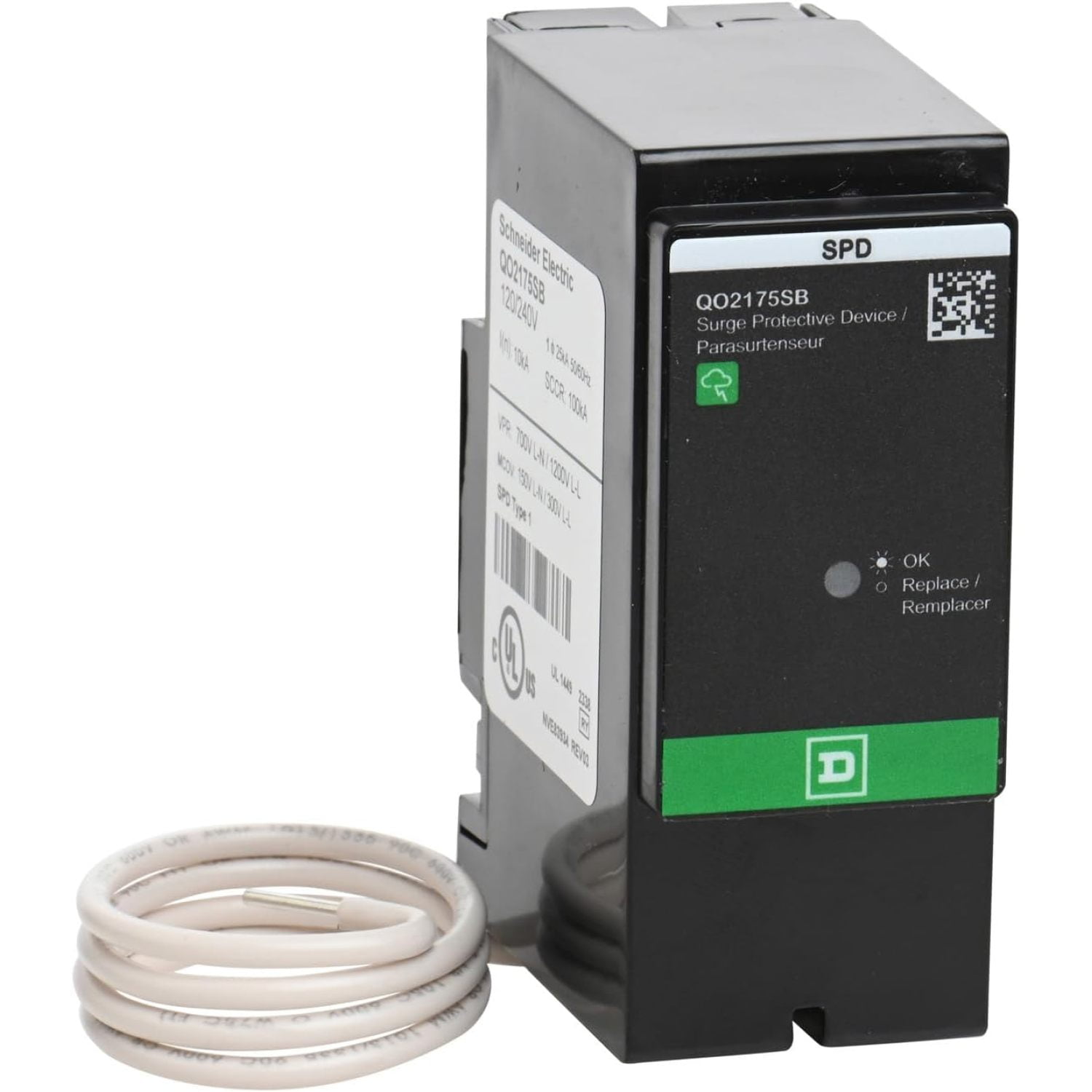 Square D by Schneider Electric QO2175SB QO SurgeBreaker, Surge ...