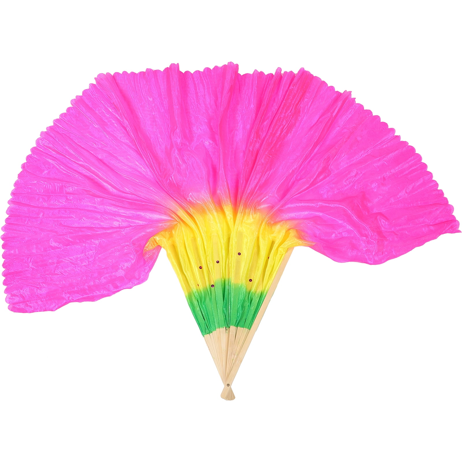 Square Dance Fan Decor Folding for Dancing Silk Fans Handheld ...
