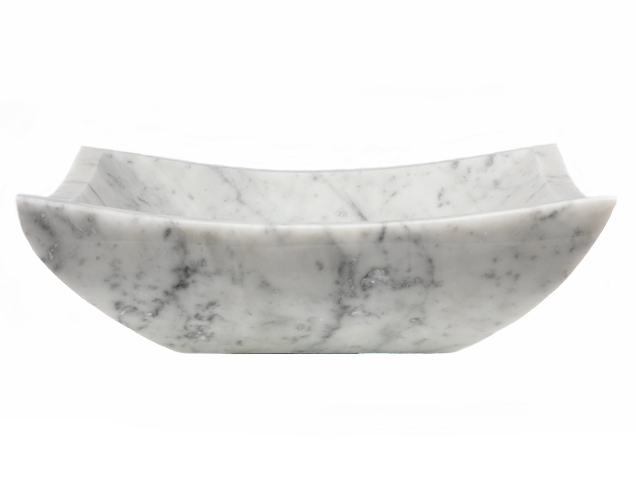 Square Deep Zen Sink - Carrara Marble - Walmart.com