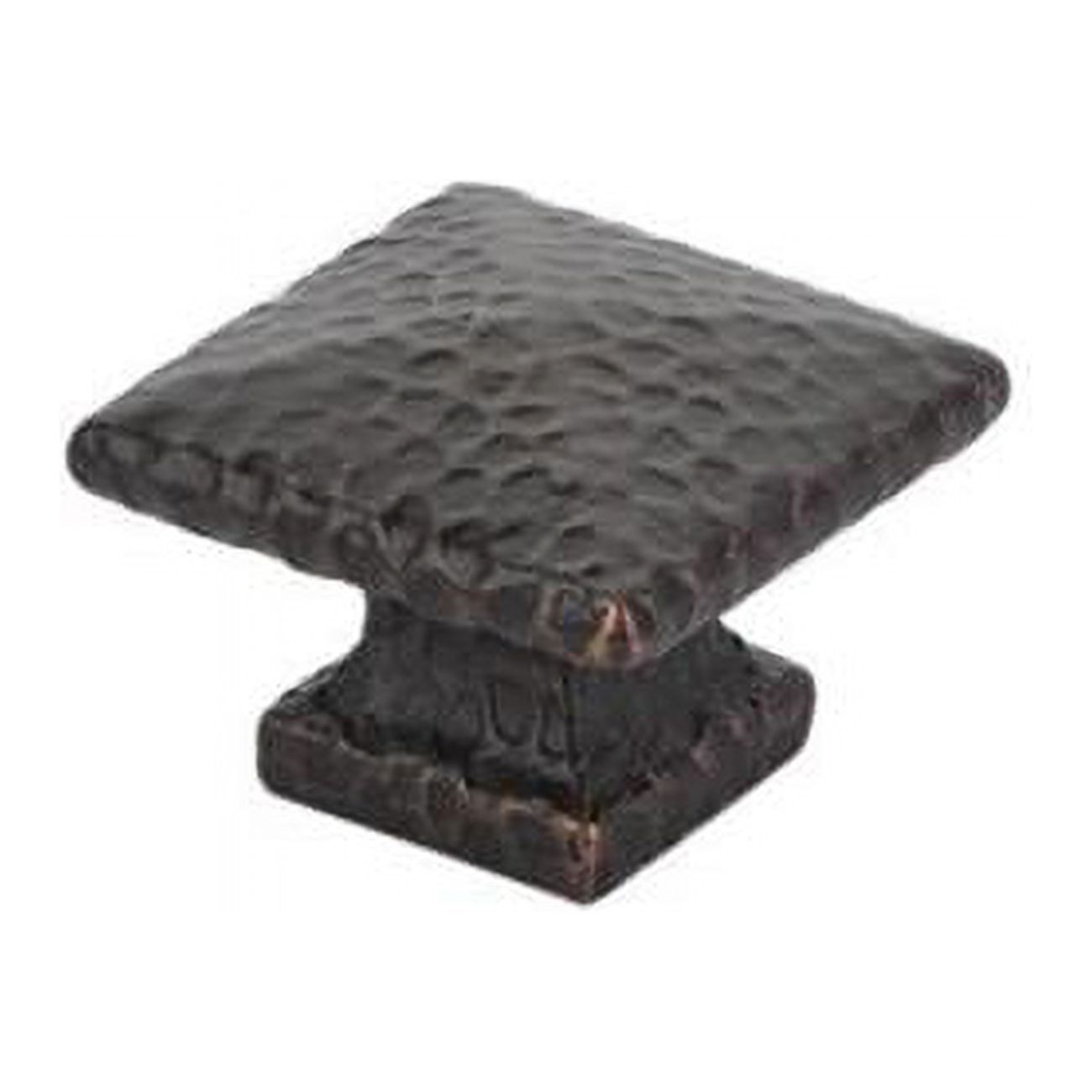 Square Dimpled 1.25 in. Cabinet Knob, Oil Rubbed Bronze - Walmart.com