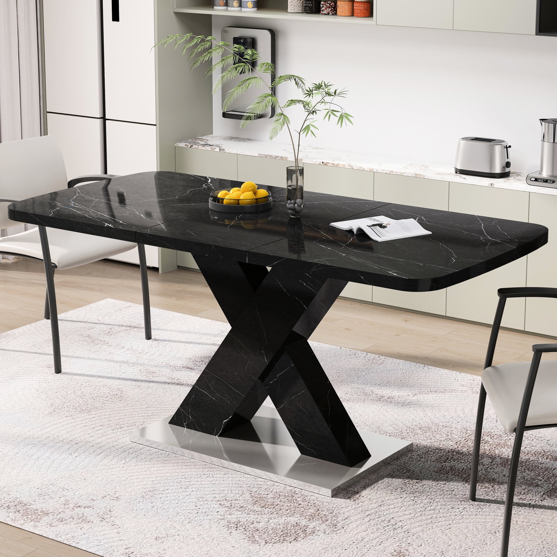 Square Dining Table | Stretchable for Increased Use in Dining Rooms ...