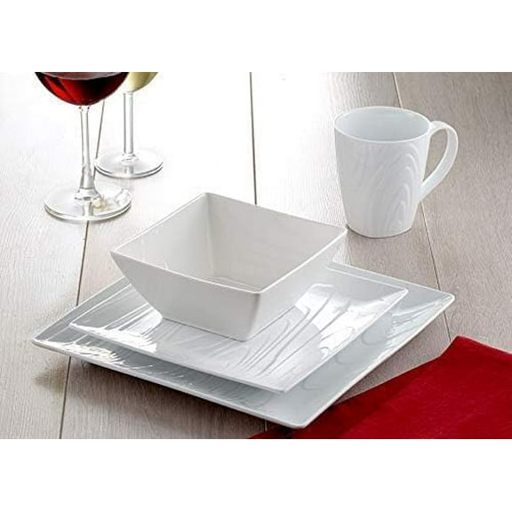 White Square Dinnerware