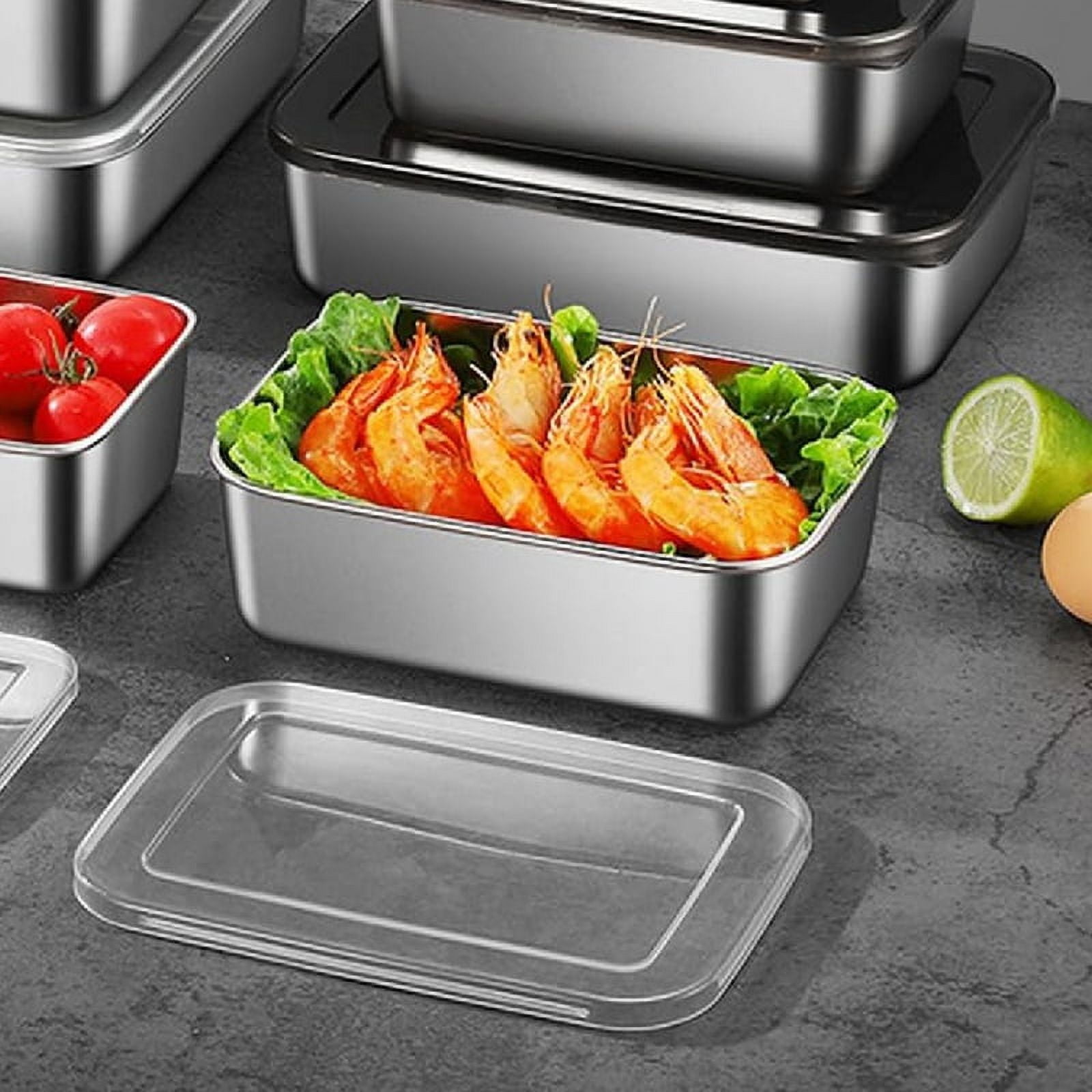 Square Disk with Cover Bake Tray Cake Tray Food Grade Rectangular Food ...