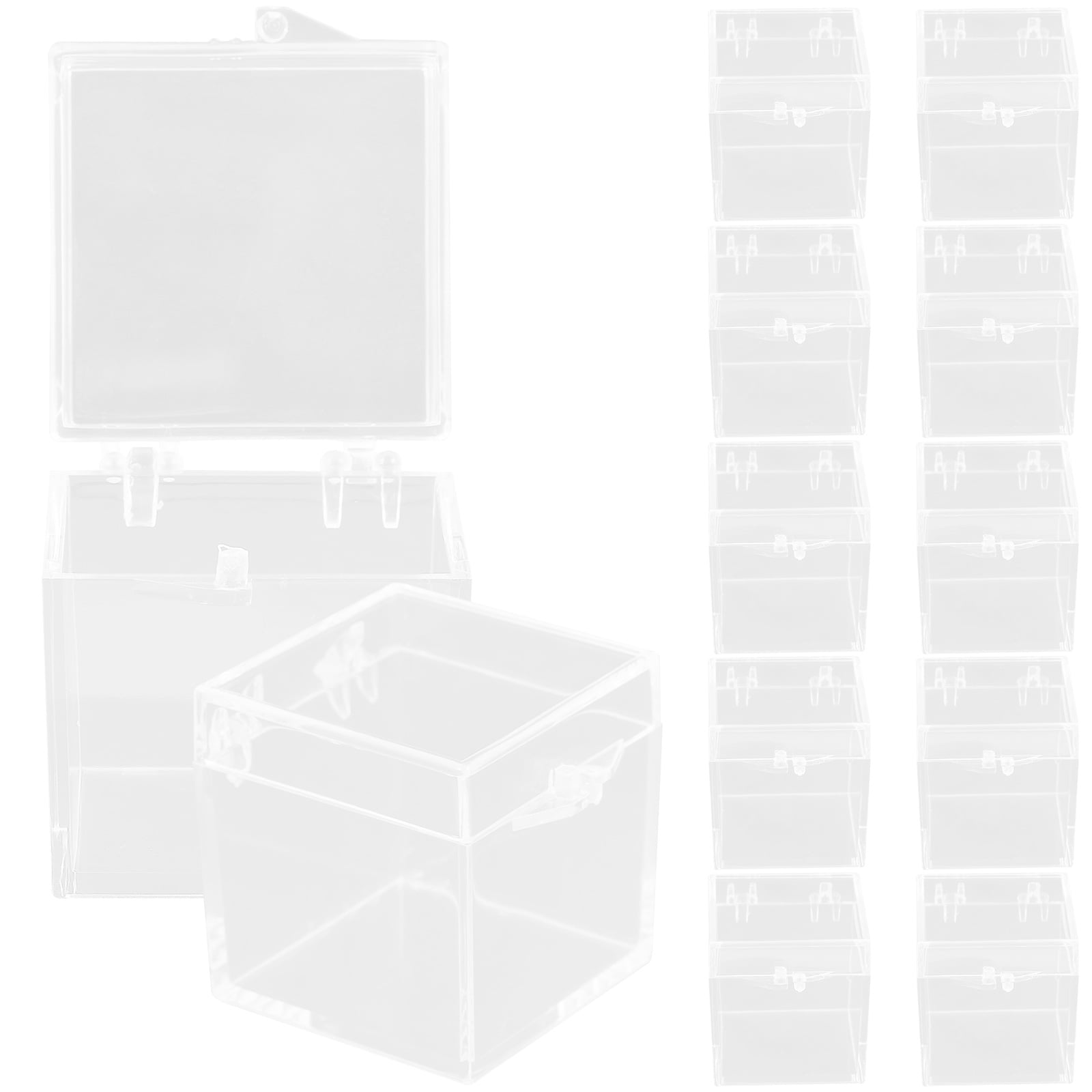 Square Display Case Container Mineral Standard Box Jewelery Organzer ...