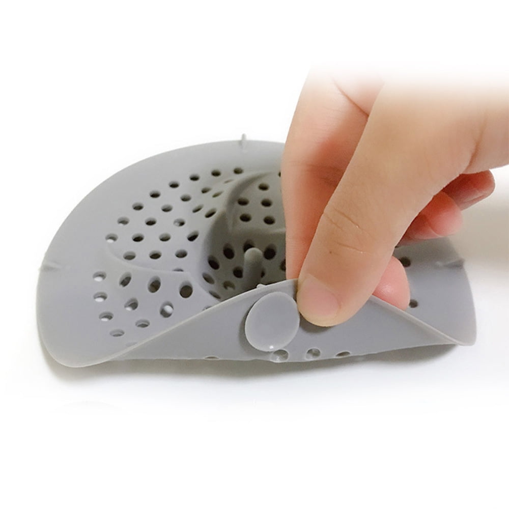 Square Drain Cover, Durable and Flexible with Strong Suction, Easy to Clean for Effortless ...