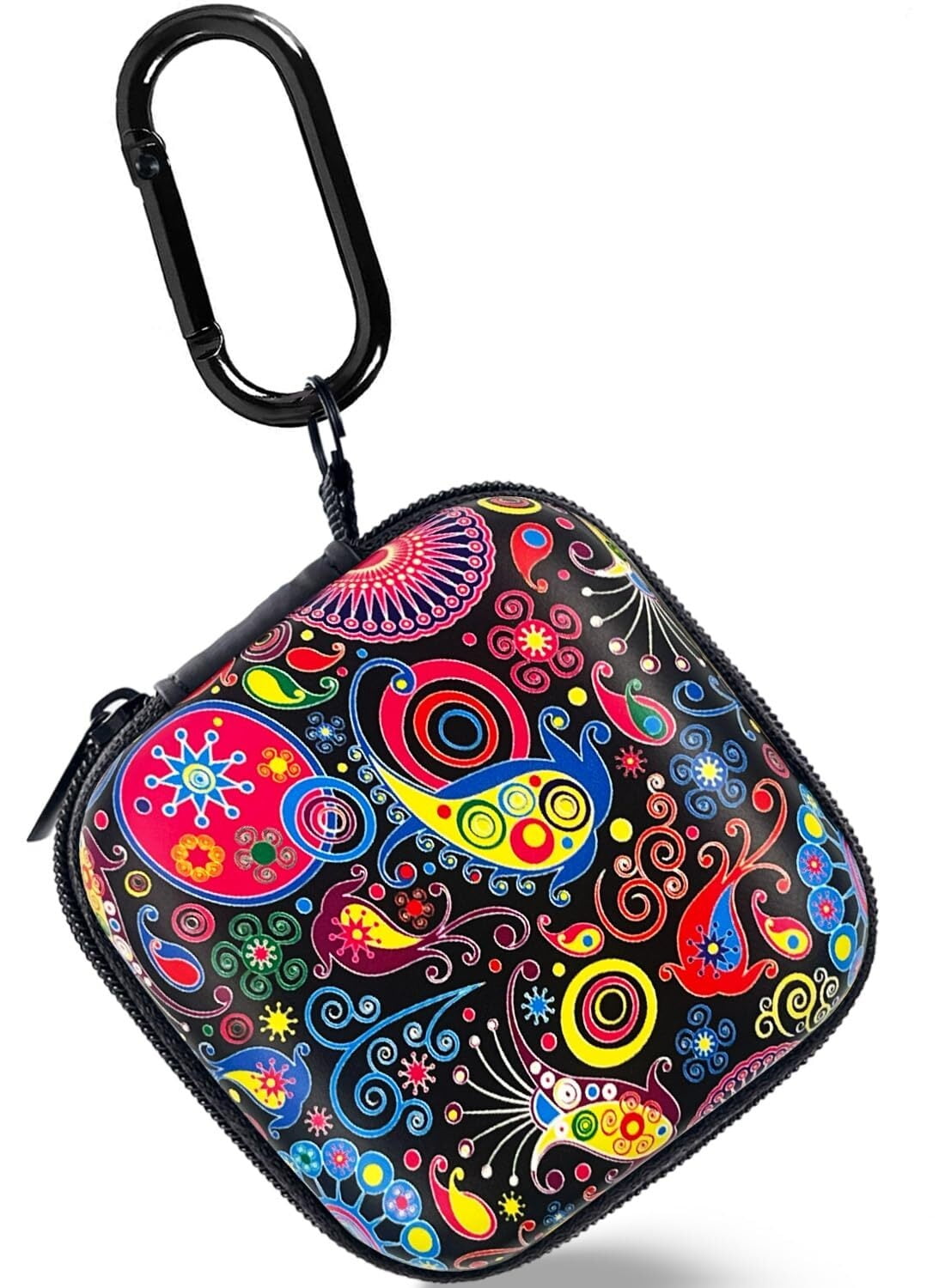 Square Earbud Case Headphone Organizer Ear Bud Case Portable EVA ...