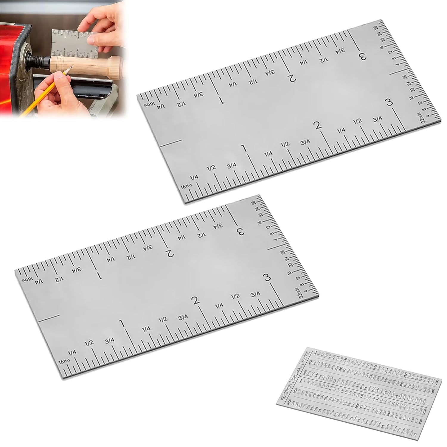 Square Edge Ruler,Pocket Rule,Stainless Steel Square Shaped Rule, Metal ...